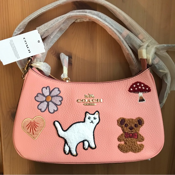 Coach | Bags | Coach Teri Shoulder Bag With Creature Patches | Poshmark